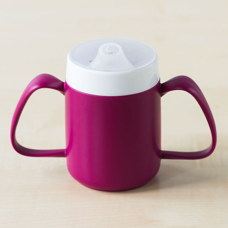 ORNAMIN Two Handled Mug with Internal Cone and with Spouted Lid, small ...