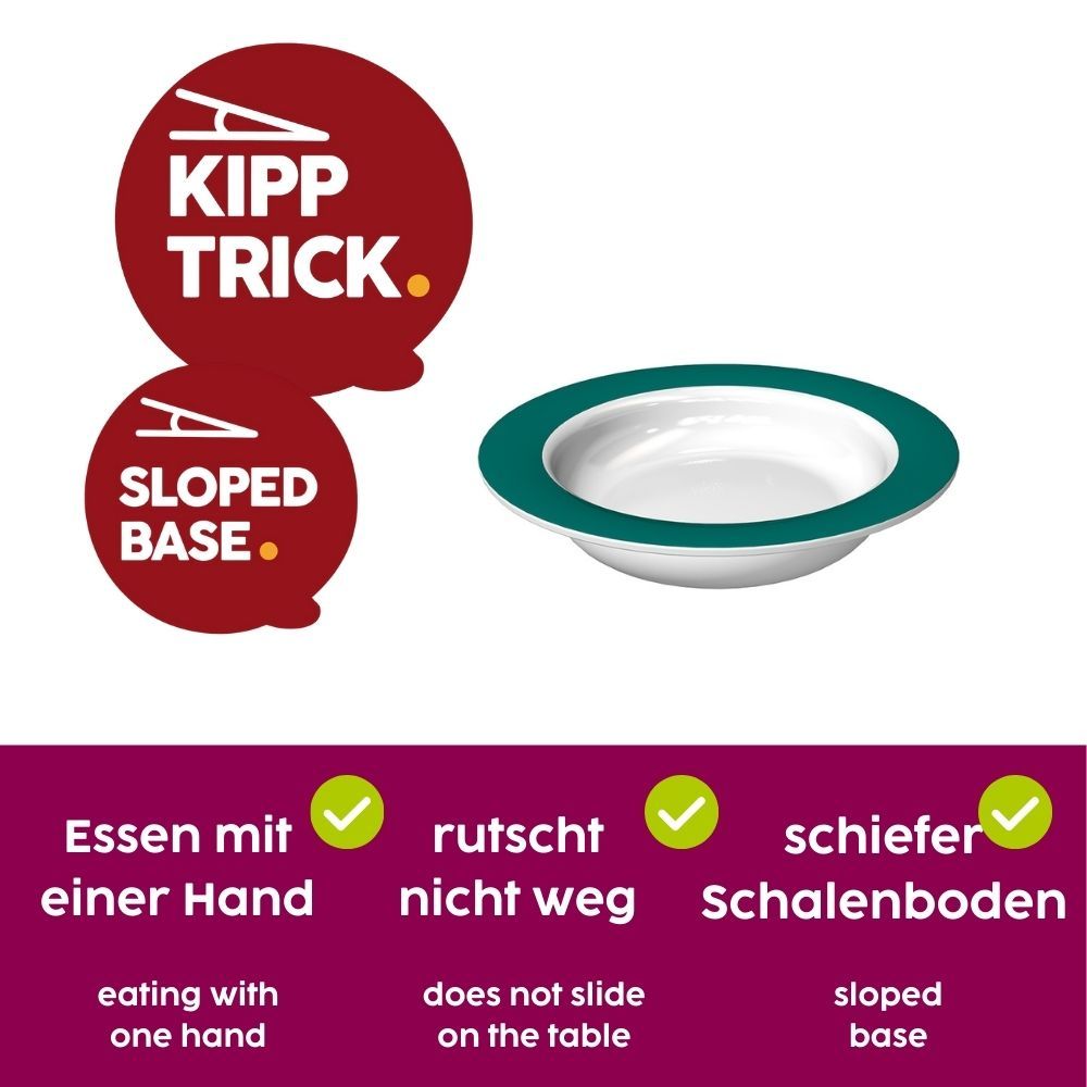 Plate with supporting features | ORNAMIN